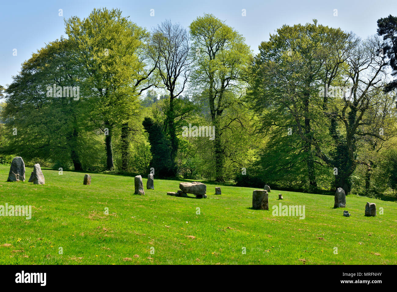 Gorsedd Stone Circle erected in 1923 for 1924 National Eisteddfod ...