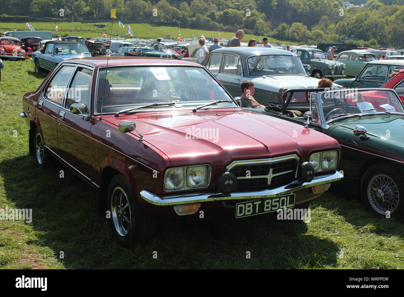 Classic Car Show Llandudno Wales Stock Photo - Alamy