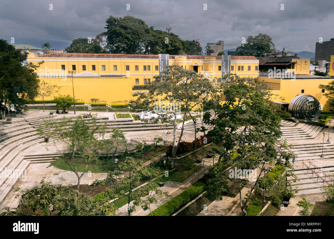 Plaza de la Democracia and the National Museum of Costa Rica in ...