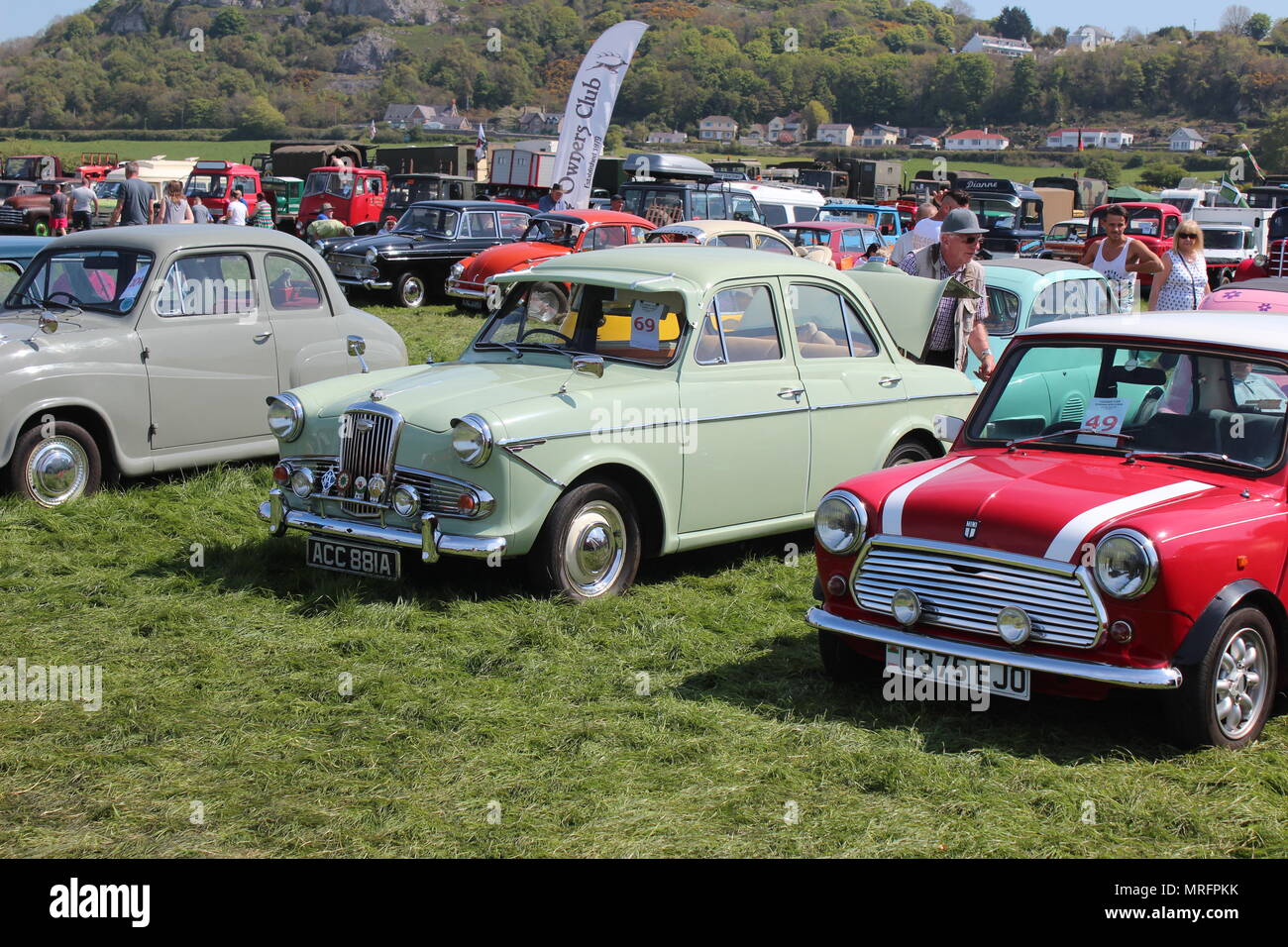 Classic Car Show Llandudno Wales Stock Photo - Alamy
