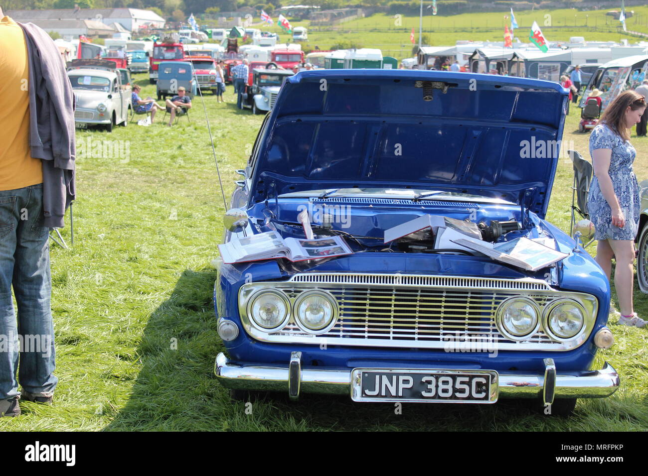 Classic Car Show Llandudno Wales Stock Photo - Alamy