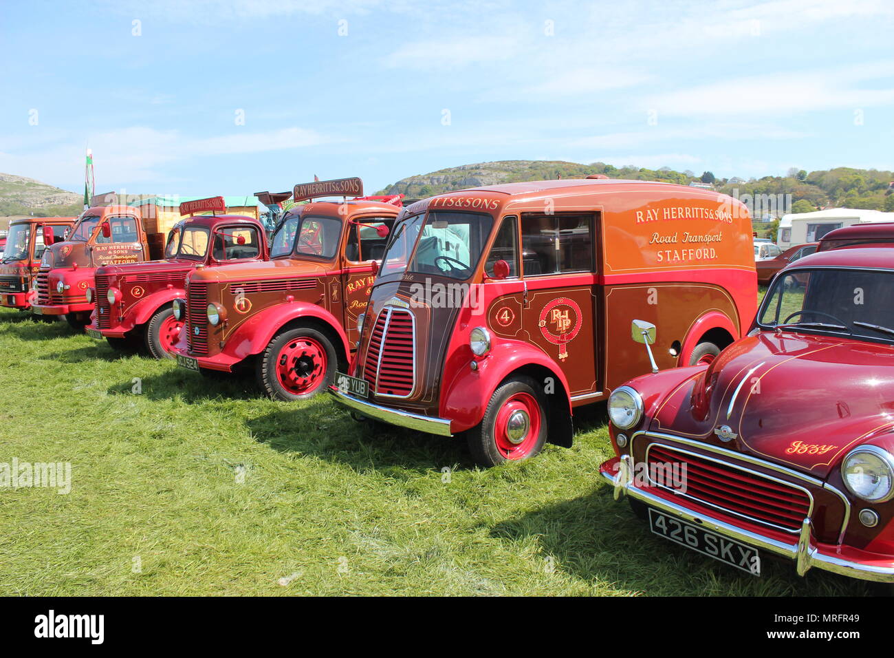 Classic Car Show Llandudno Wales Stock Photo - Alamy