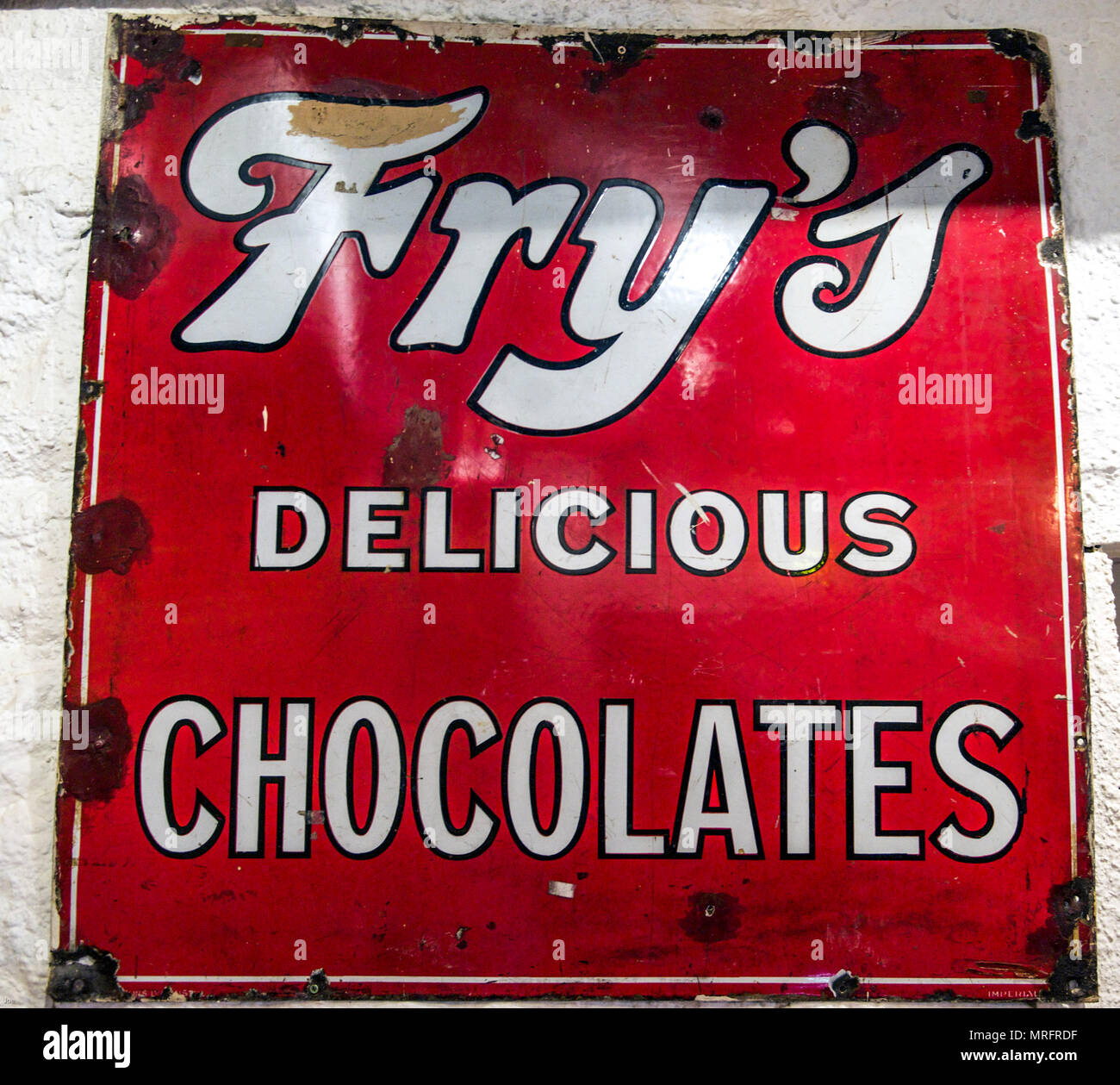 Fry's Chocolate Old Signage Stock Photo - Alamy