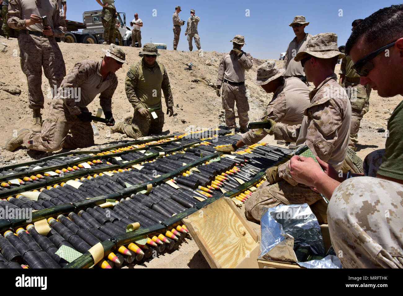 U.S. Air Force 407th Expeditionary Civil Engineer Squadron explosive ...