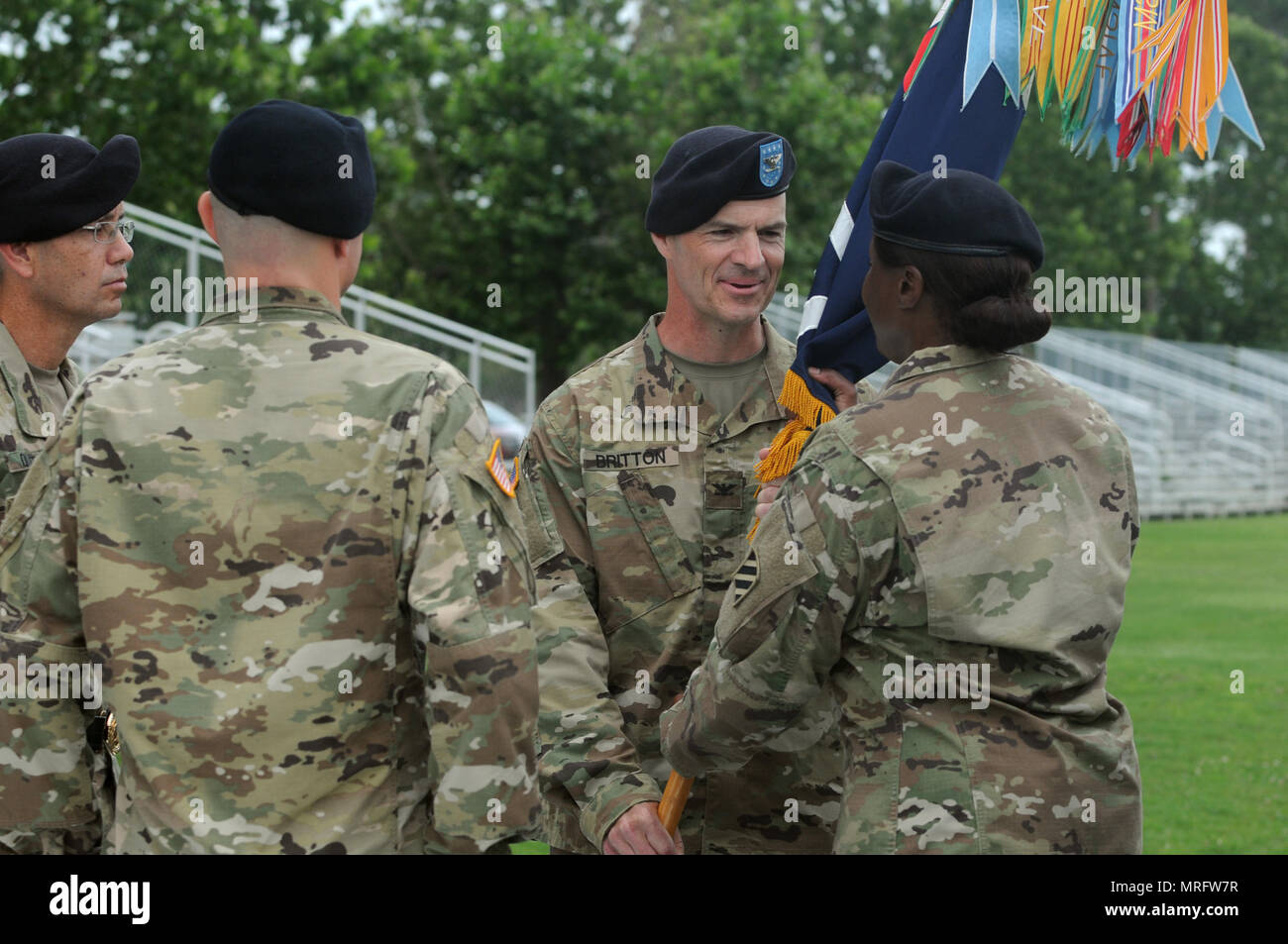 Col. Jeffrey Britton, incoming commander of the 3rd Infantry Division ...