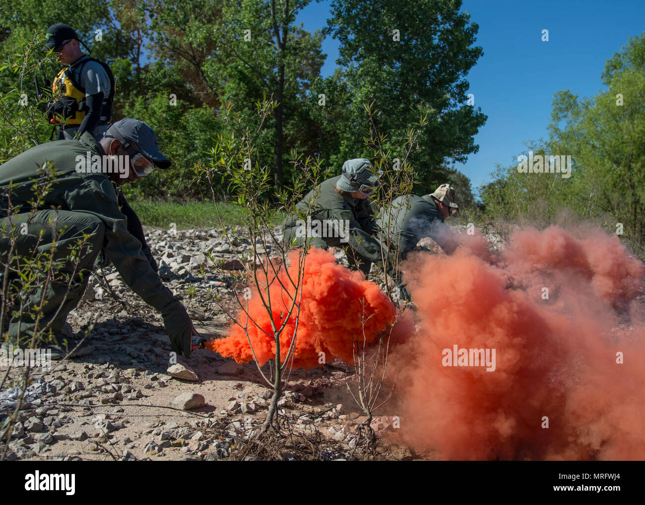 The 6-101st Aviation Regiment from Fort Campell, Kentucky hold their ...