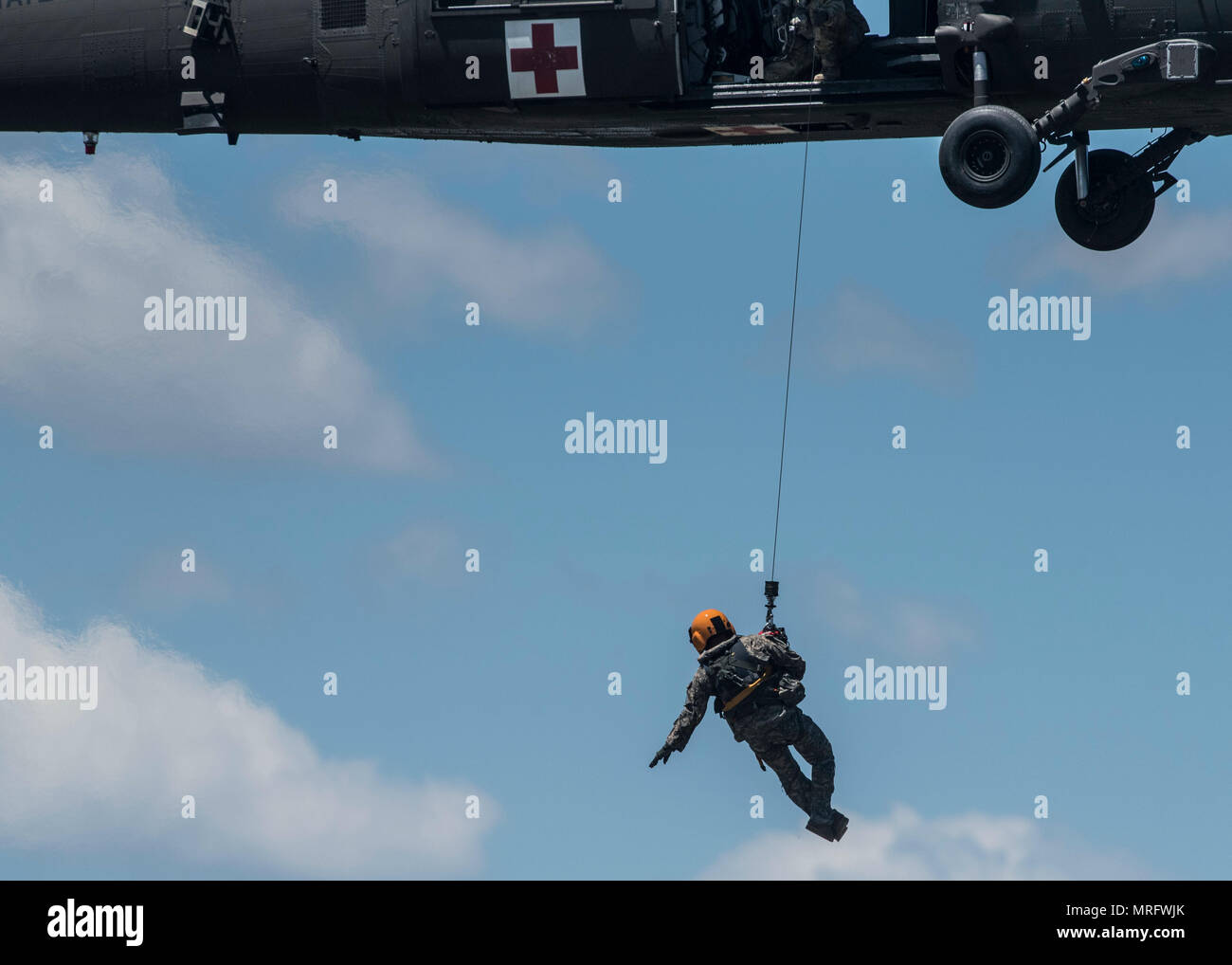 The 6-101st Aviation Regiment from Fort Campell, Kentucky hold their ...