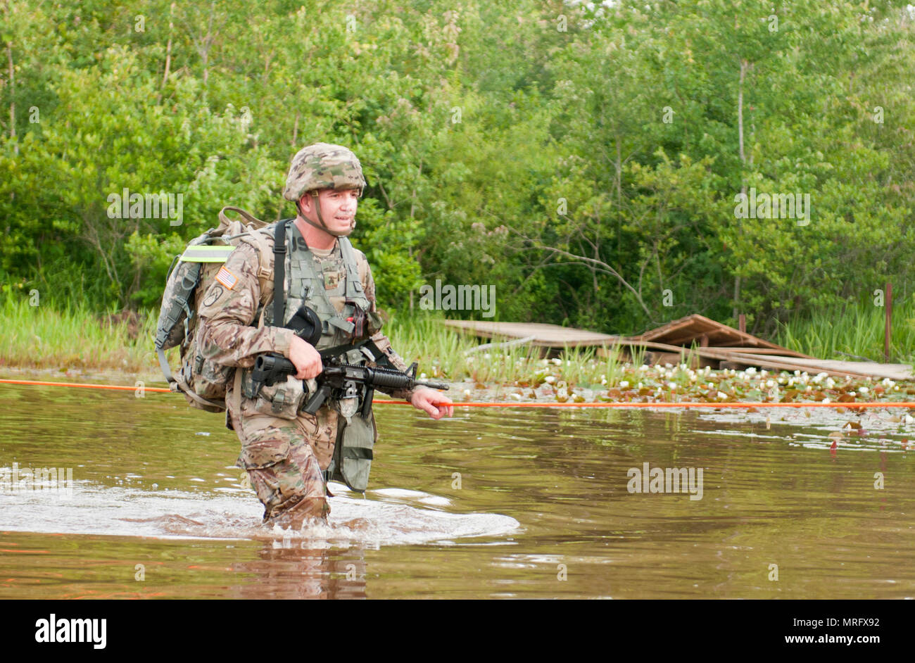 Sgt. David Blalock, of Wolf City, Texas, representing the 75th Training ...
