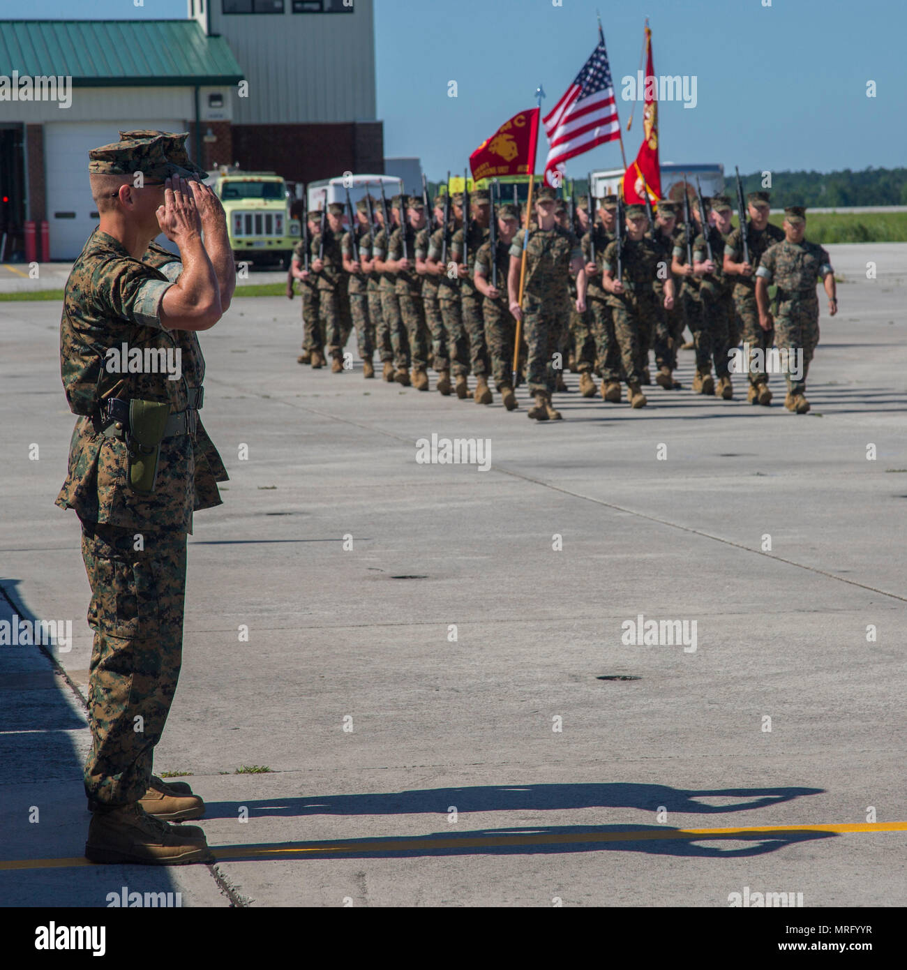 U.S. Marine Corps Lt. Col. Christian M. Ward, former commanding officer, Center for Naval ...