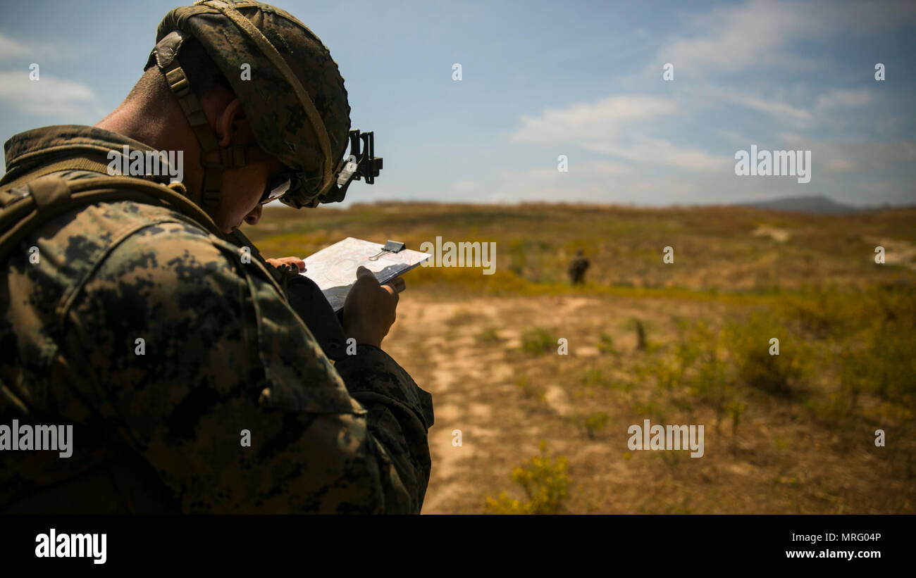 MARINE CORPS BASE CAMP PENDLETON, Calif. – A Marine with the 15th ...