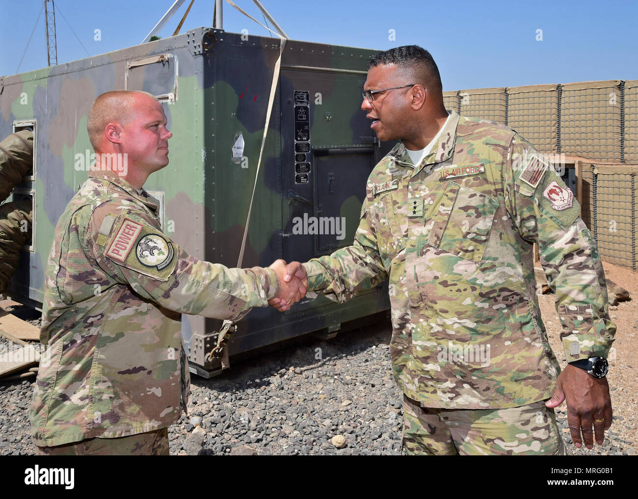 Lt. Gen. Richard Clark, commander of the 3rd Air Force and 17th ...