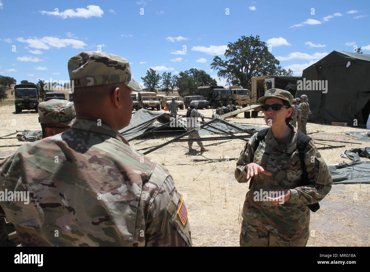 U.S. Army Col. Patti Urbanec of the 352nd Combat Support Hospital (CSH ...