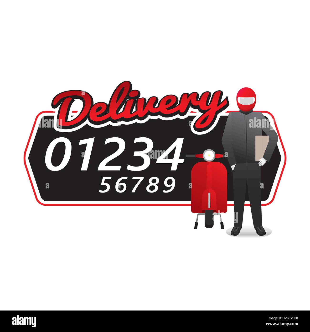 Red banner order of labor Stock Vector Images - Alamy