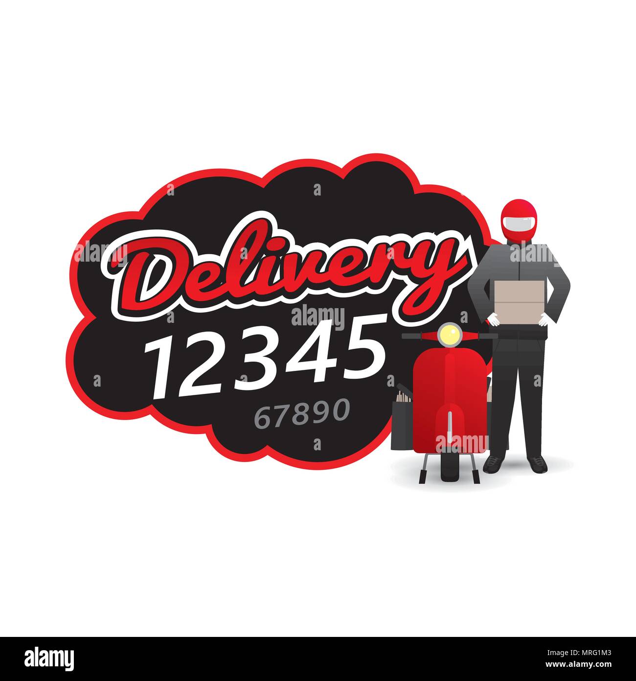 Red banner order of labor Stock Vector Images - Alamy