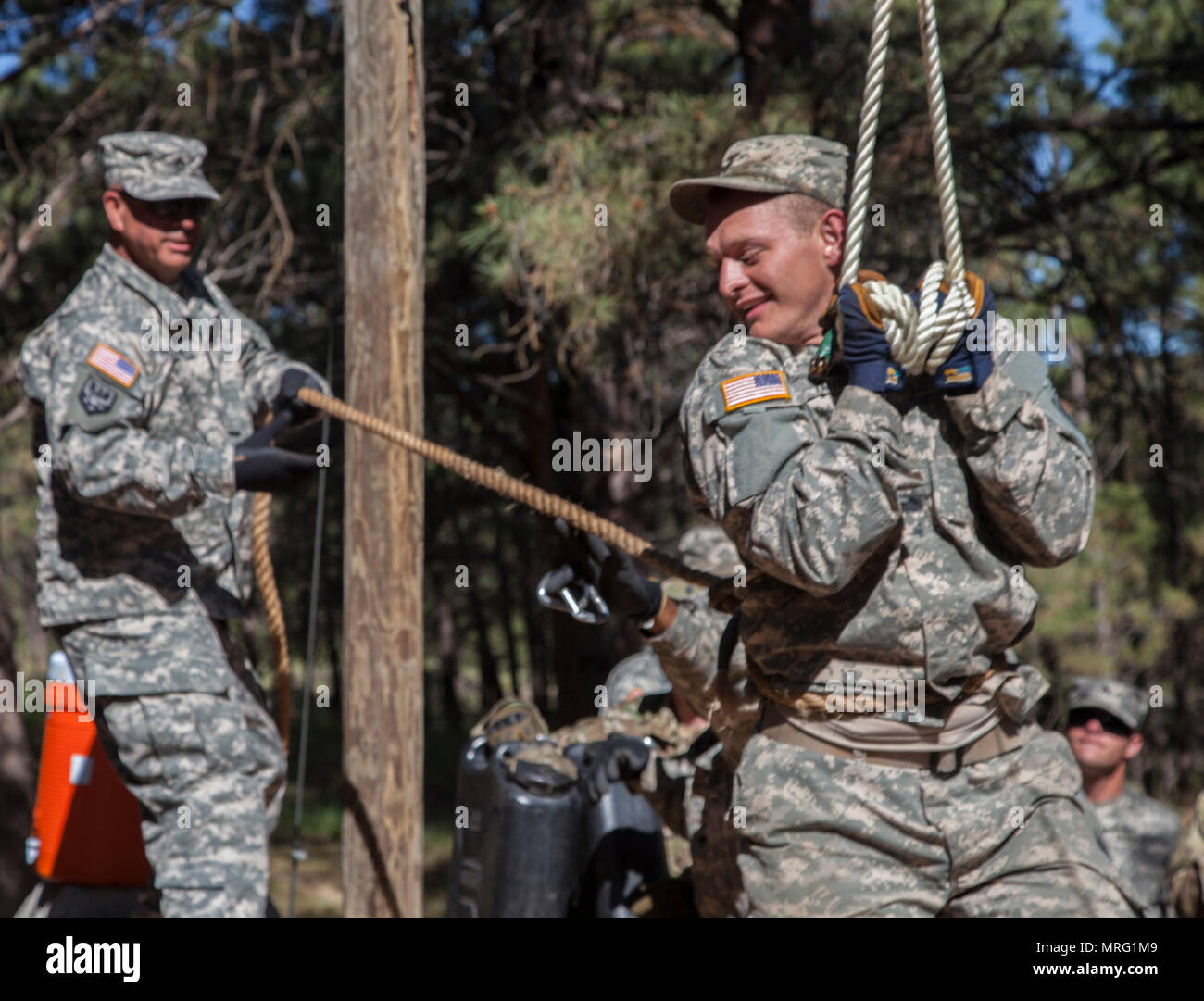 U.S. Army Staff Sgt. Scott Bozada (left) with 1138th Transportation ...