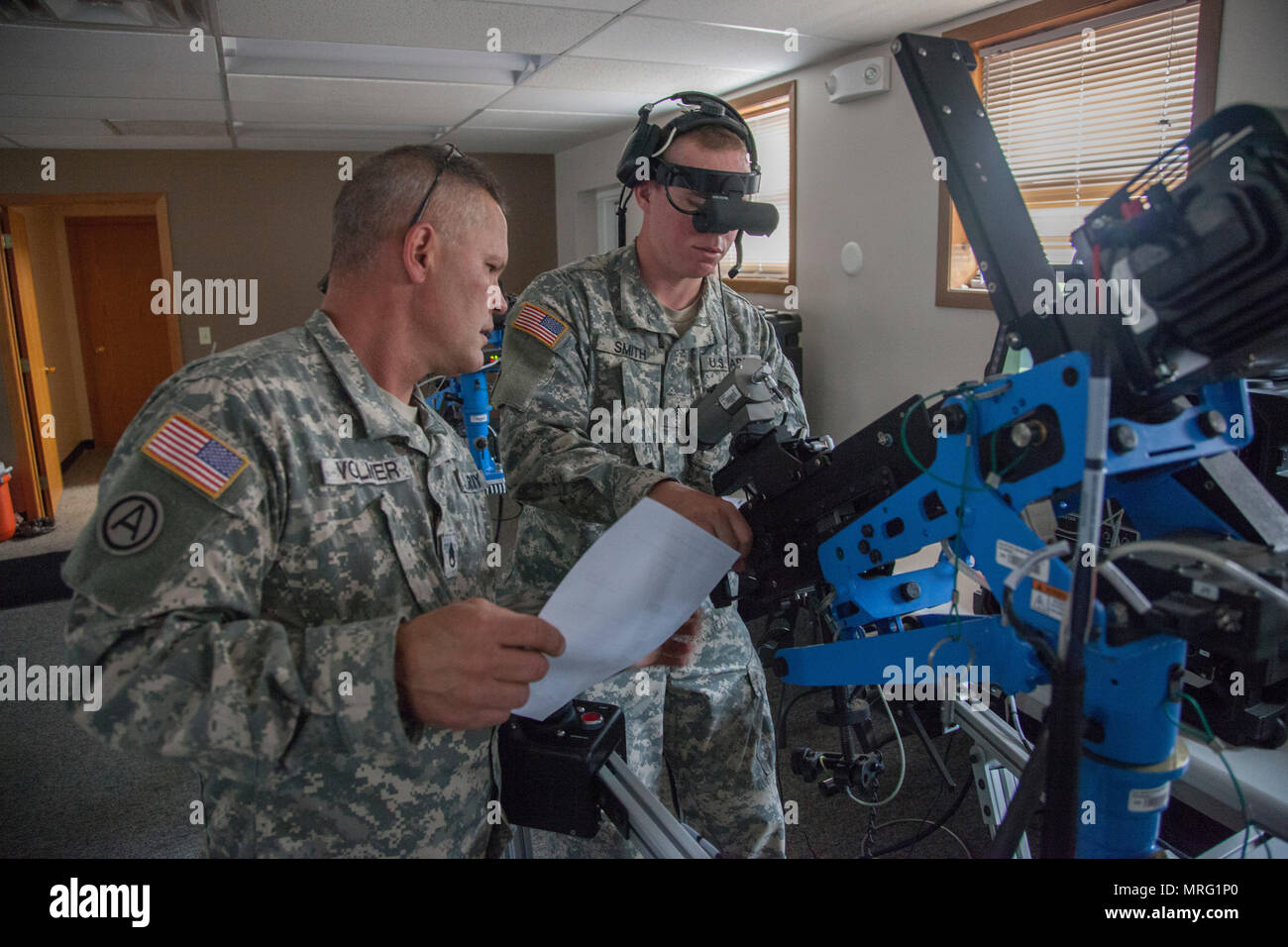 U.S. Army Sgt. 1st Class Mario Volmer with the South Dakota Army ...