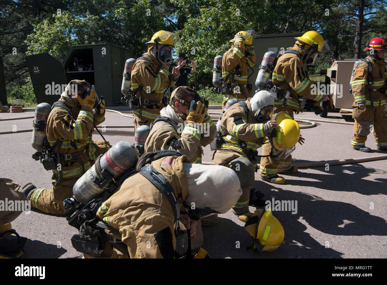 CHEYENNE MOUNTAIN AIR FORCE STATION, Colo. – Recruits from the Colorado ...