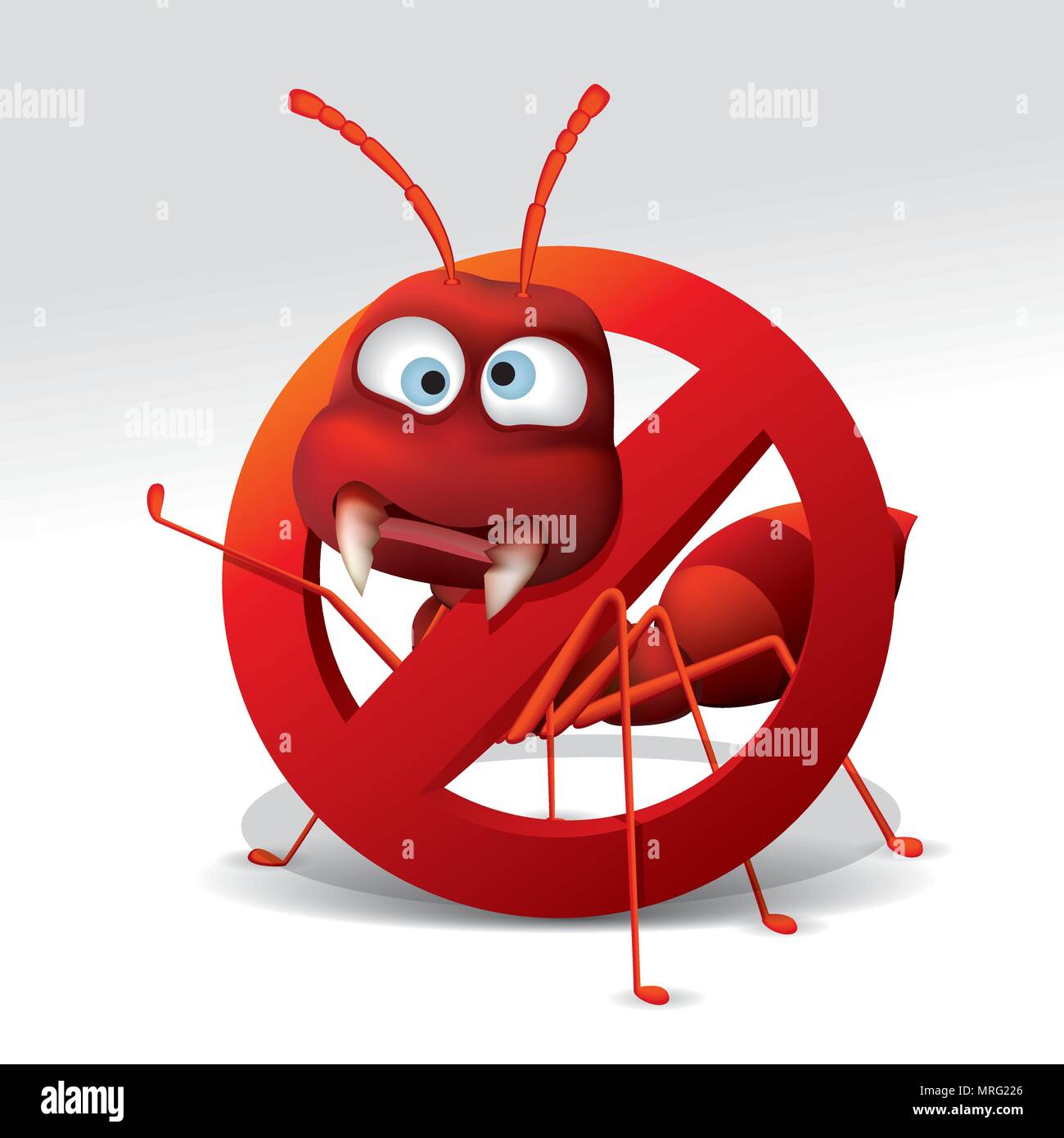 ant repellent vector , stop ant sign , no ant. Vector illustration ...