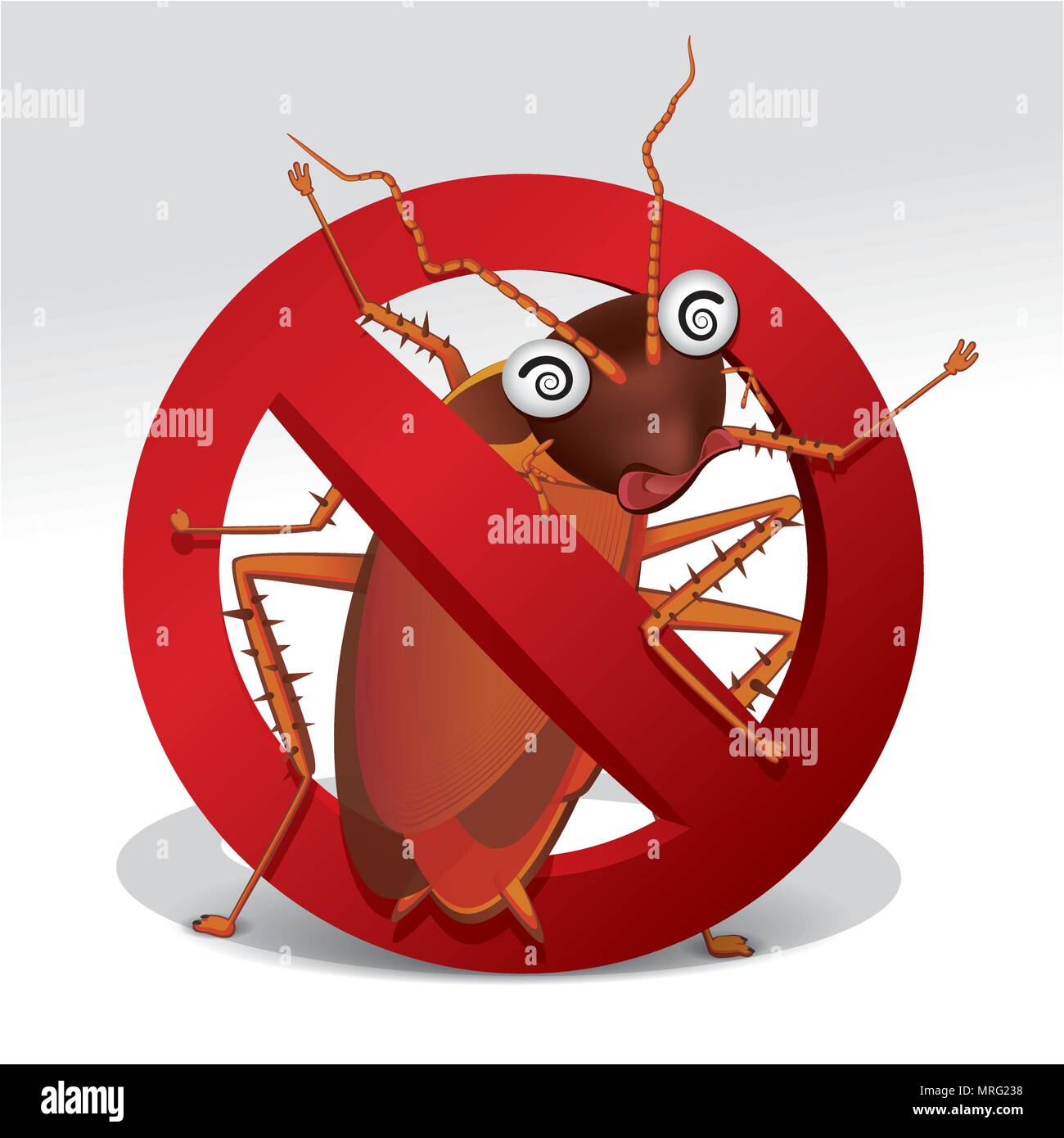 cockroach repellent vector , stop cockroach sign , no cockroach. Vector ...