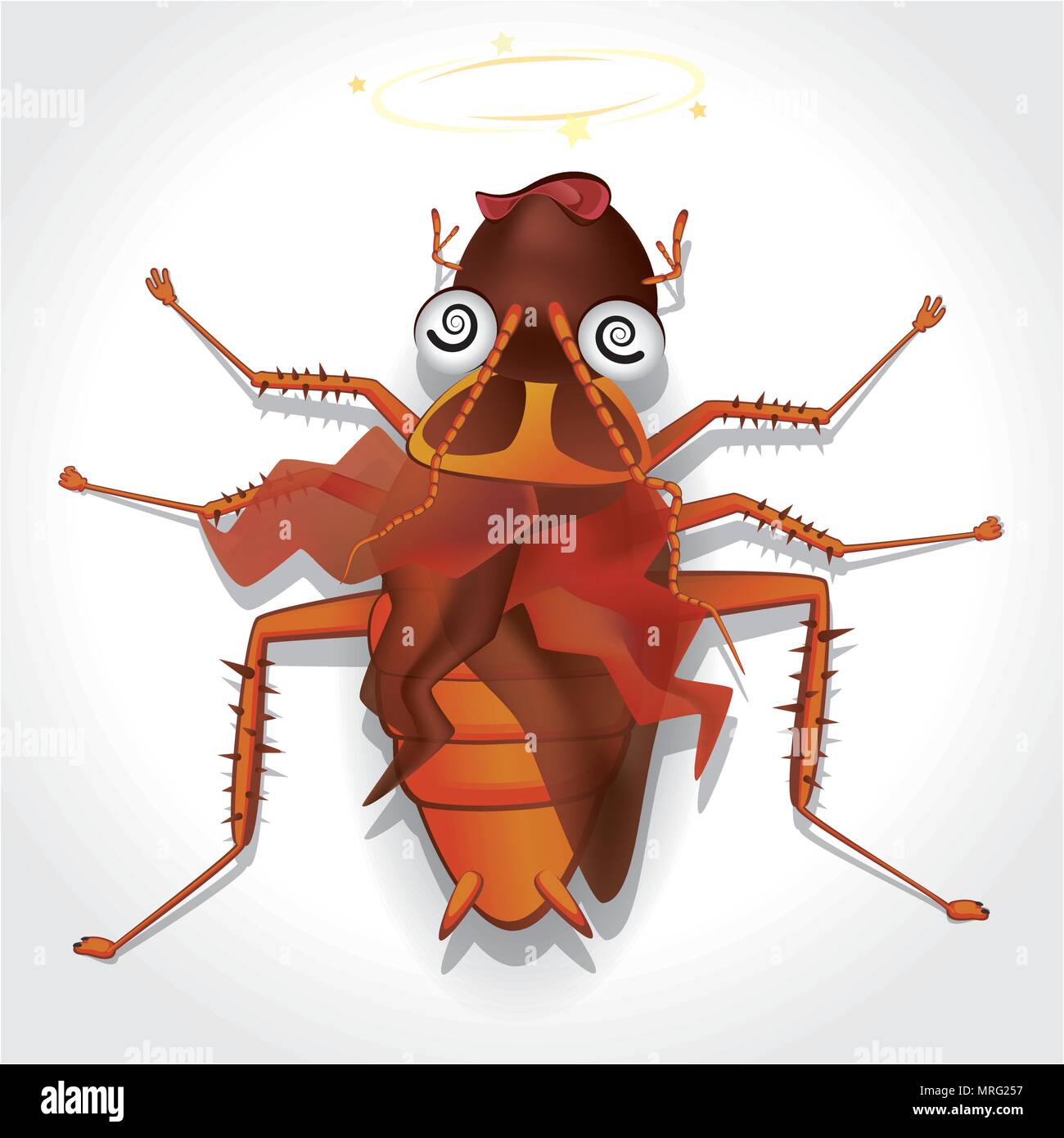 Funny cockroach Stock Vector Images - Alamy