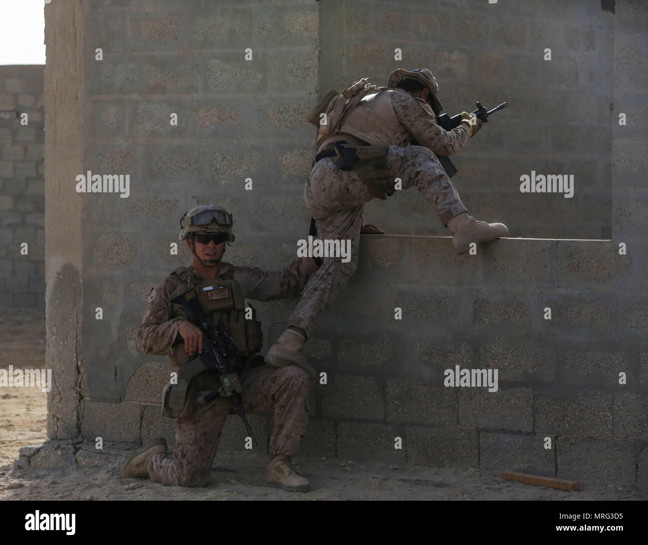 U.S. Marine Corps Lance Cpl. Bobby Cherries, a rifleman with Charlie ...