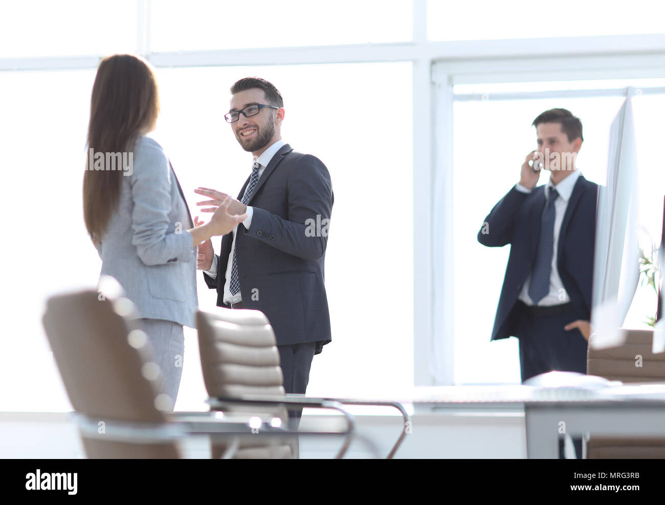 office employees in the workplace Stock Photo - Alamy