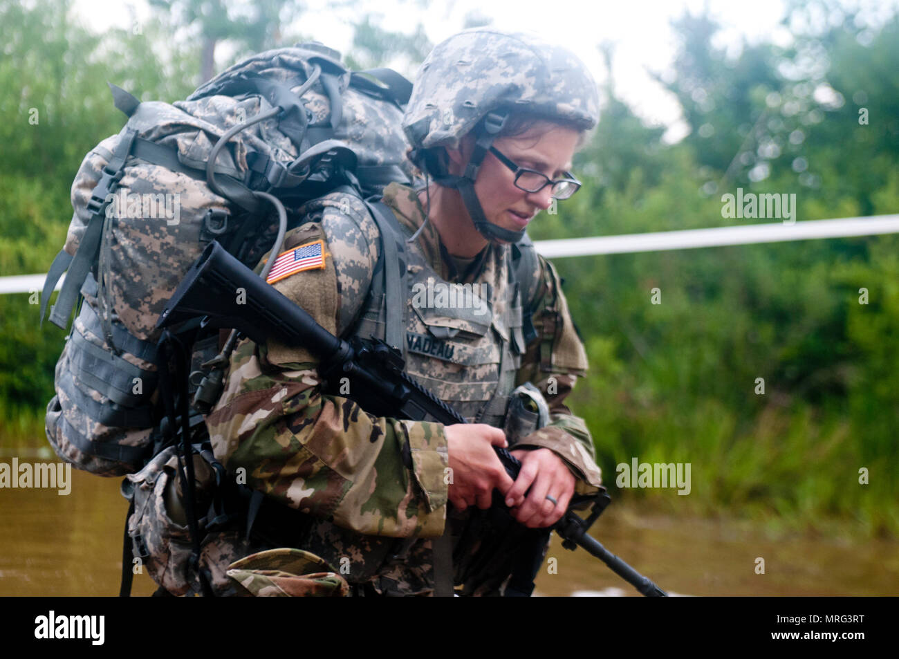 Spc. Katie Nadeau a healthcare specialist representing the 3rd Medical ...