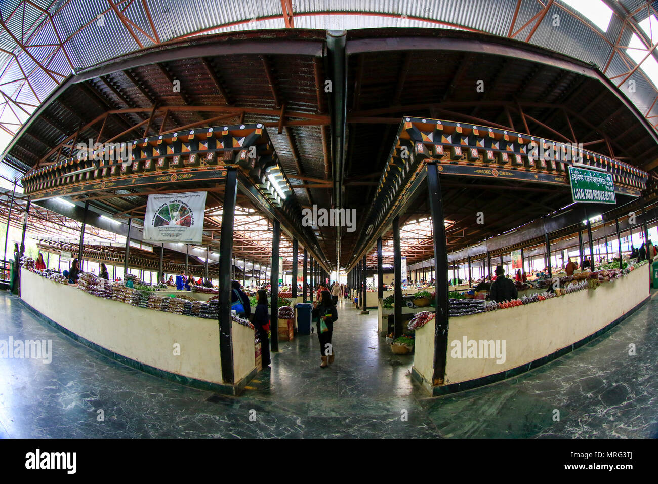 The Weekend Market in Thimphu, Bhutan Stock Photo - Alamy
