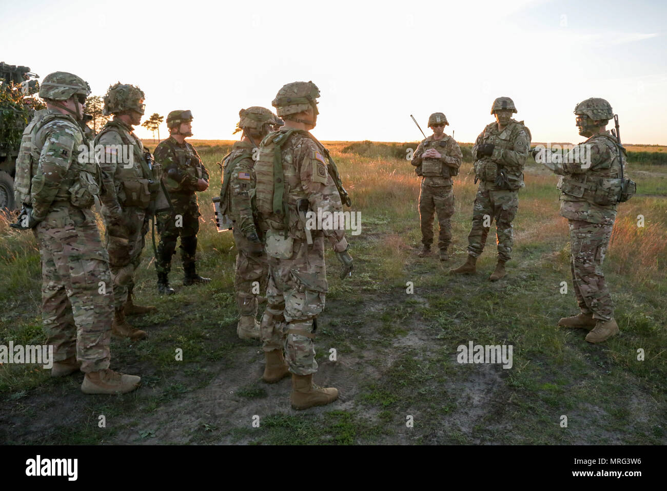 U.S. Army Col. Patrick Ellis, Commander, 2nd Cavalry Regiment (Far ...