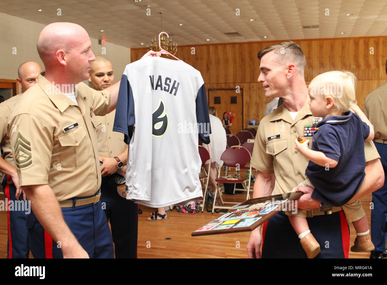 Gunnery Sergeant Michael Tyner, supply and logistics chief for ...