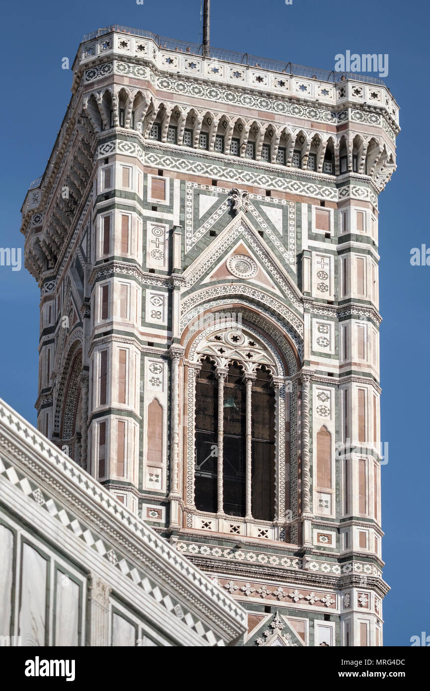 Campanile di Giotto; Bell Tower of Florences Cathedral, Florence ...