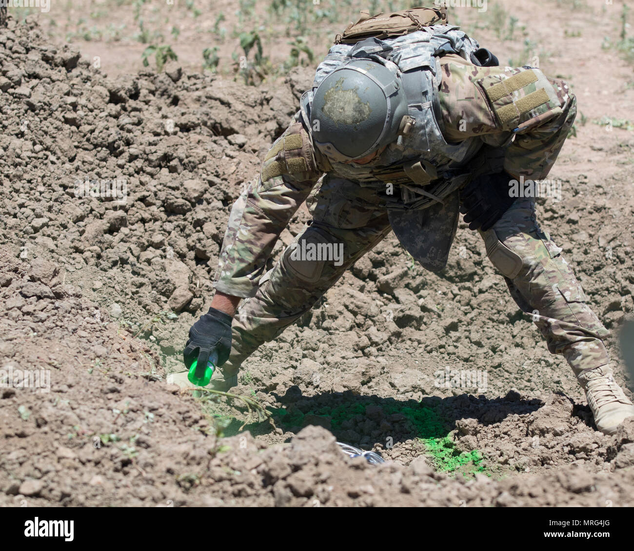 Staff Sgt. Adam Ritter, explosive ordnance disposal specialist, 21st ...