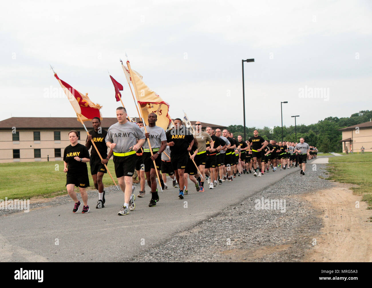 Col. Laura Mchugh, commander of 213th Regional Support Group ...