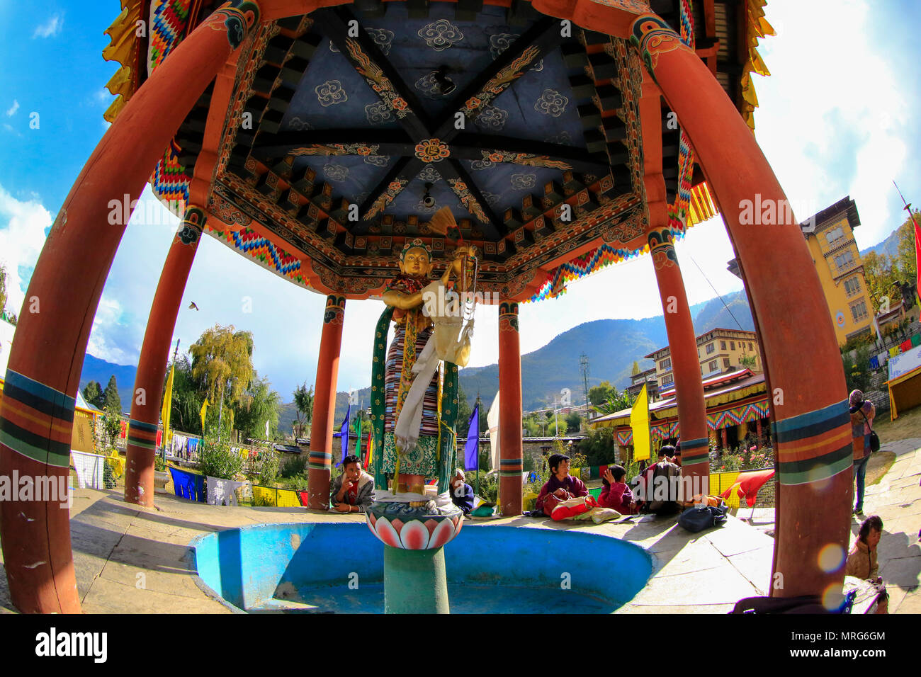 National Memorial Chorten in Thimphu, the capital city of Bhutan Stock ...
