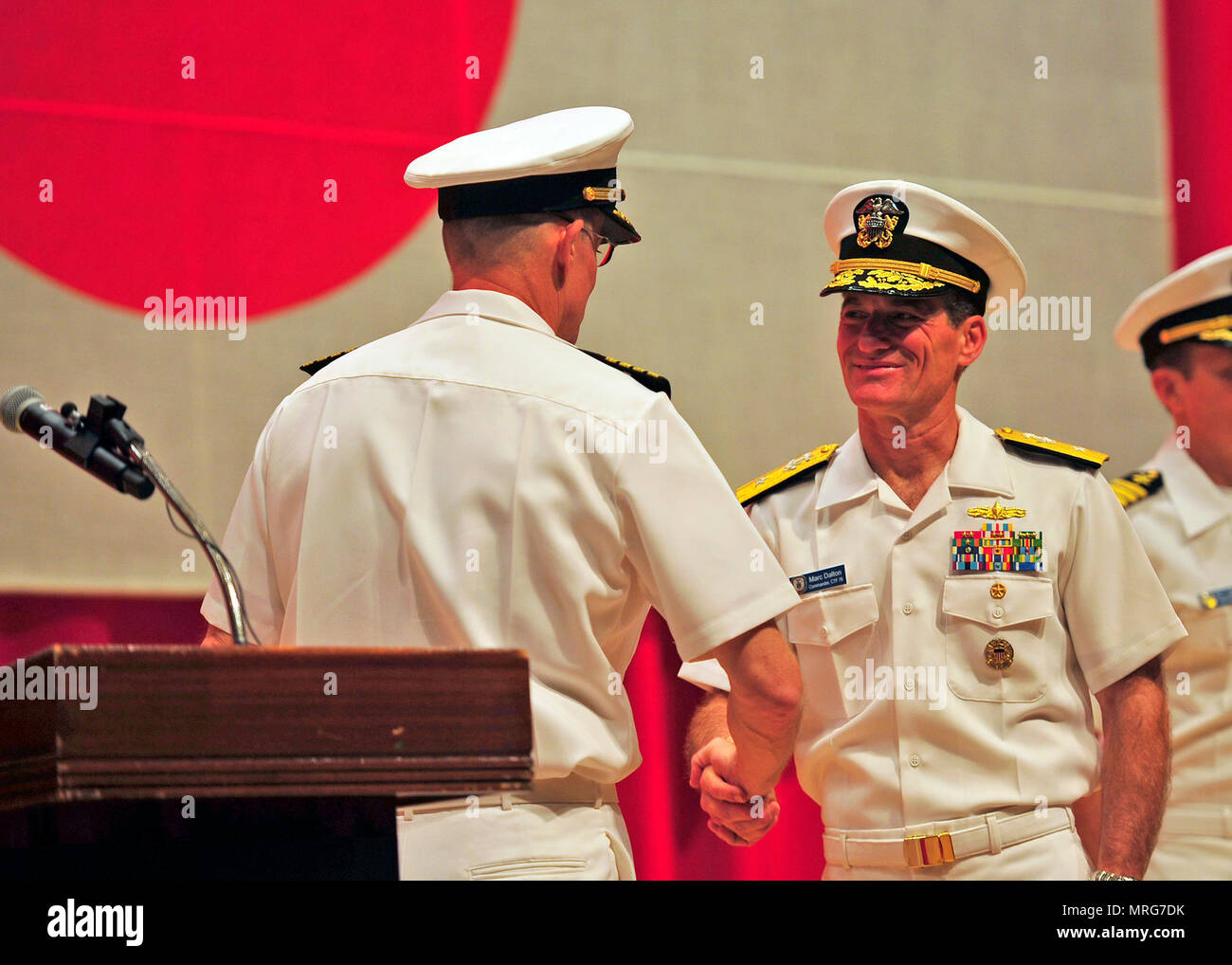 Commanding Officer Of Uss Blue Ridge Lcc 19 High Resolution Stock ...
