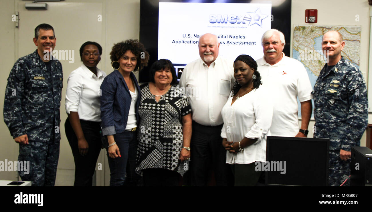 Staff and leadership from U.S. Naval Hospital Naples and the DoD Safety ...