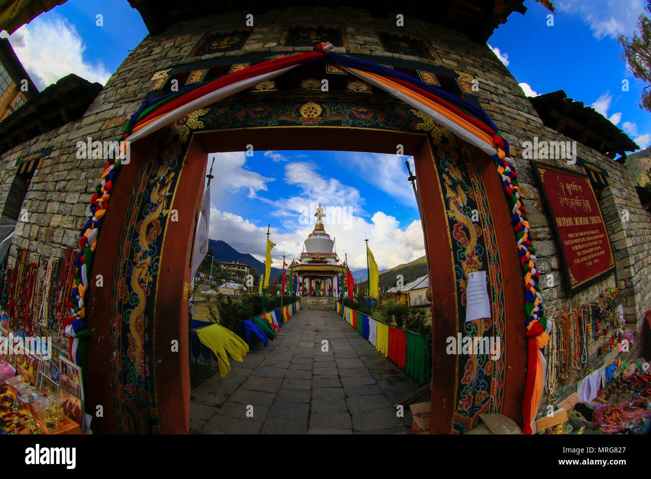 National Memorial Chorten in Thimphu, the capital city of Bhutan Stock ...