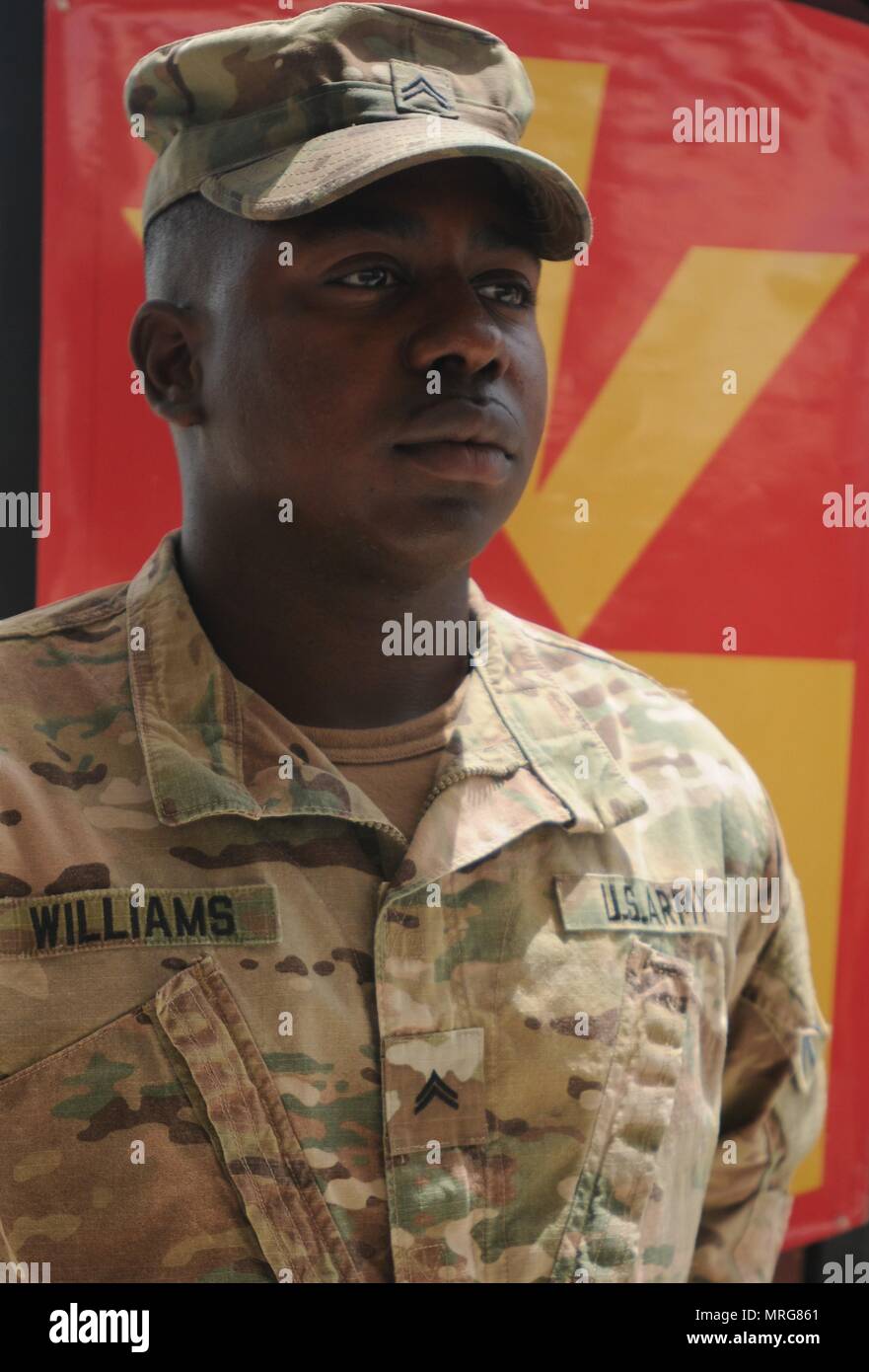 Cpl. Jason Williams, Patriot launching operator/maintainer for Battery ...