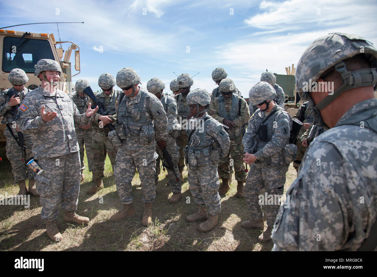 U.S. Army Chaplain Cpt. Jacob Tanner with the 821st Transportation ...