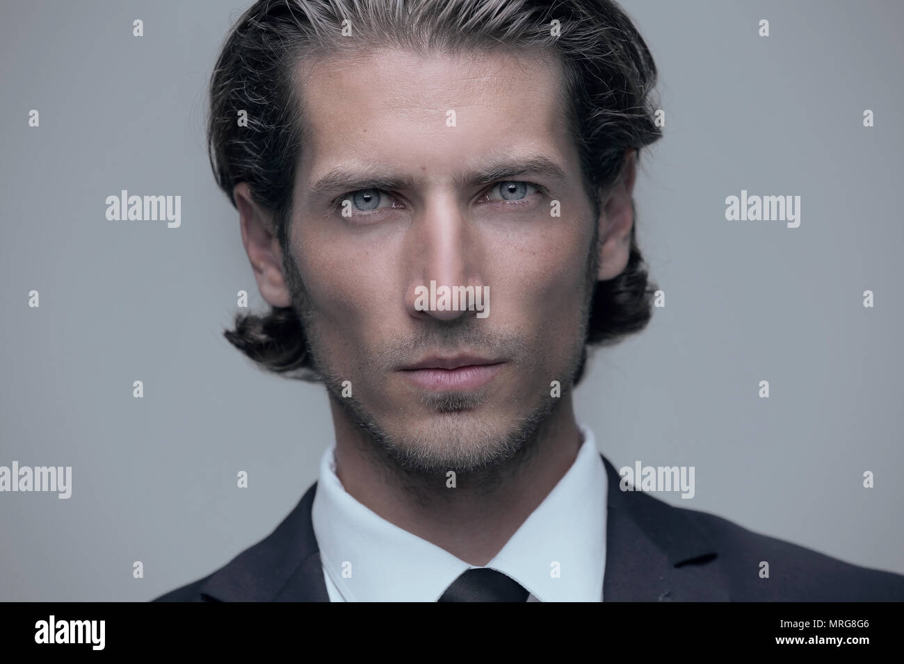 face of responsible business men Stock Photo - Alamy