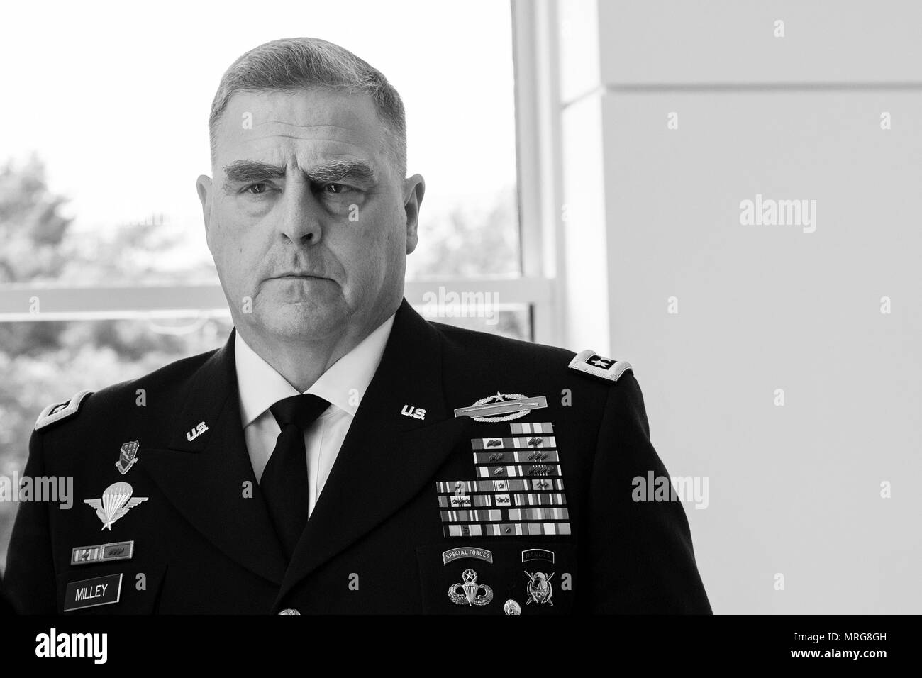 Army chief of staff general milley Black and White Stock Photos ...