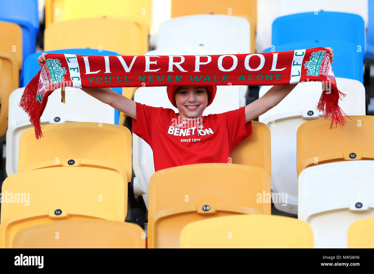 A young ukraine fan in the stands hi-res stock photography and images ...