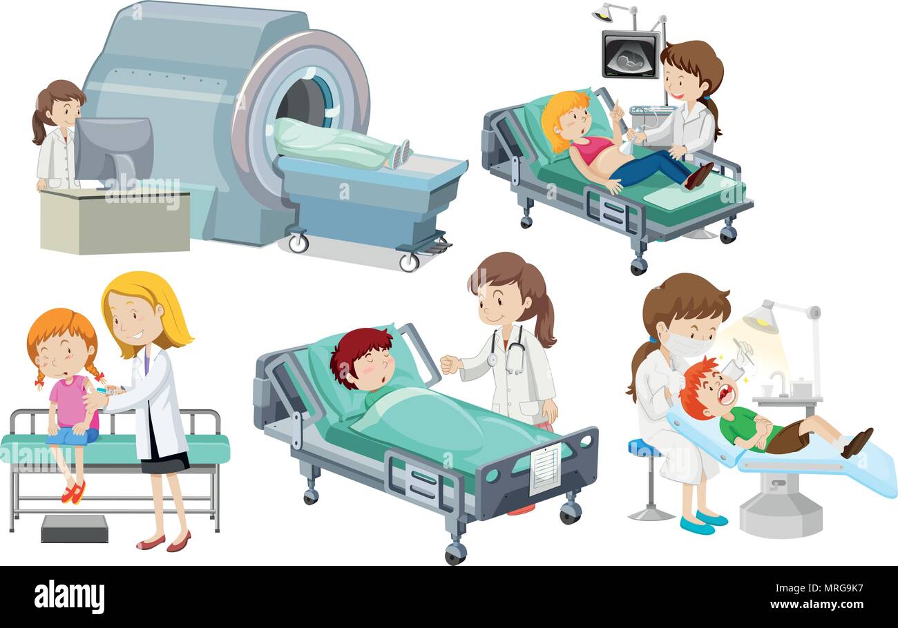 A Set of Medical Care illustration Stock Vector Image & Art - Alamy