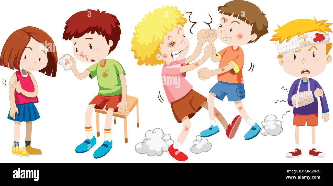 Depression children Stock Vector Images - Alamy