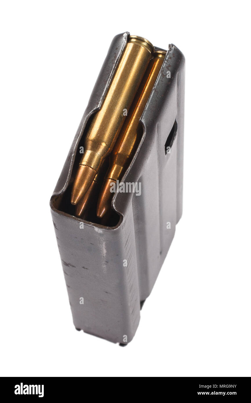 USGI M-16 20rd Magazine Vietnam war period with ammo Stock Photo - Alamy