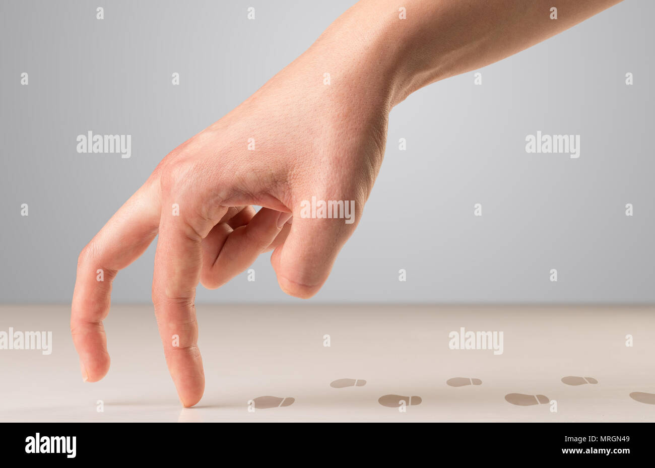 Footsteps two people hi-res stock photography and images - Alamy