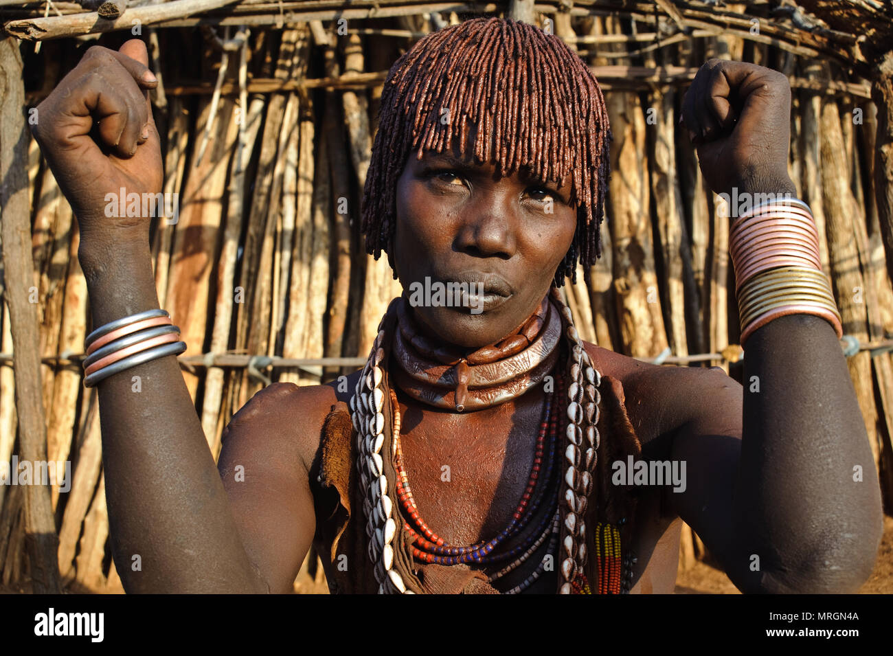 Woman from the Hamer tribe ( Ethiopia Stock Photo - Alamy