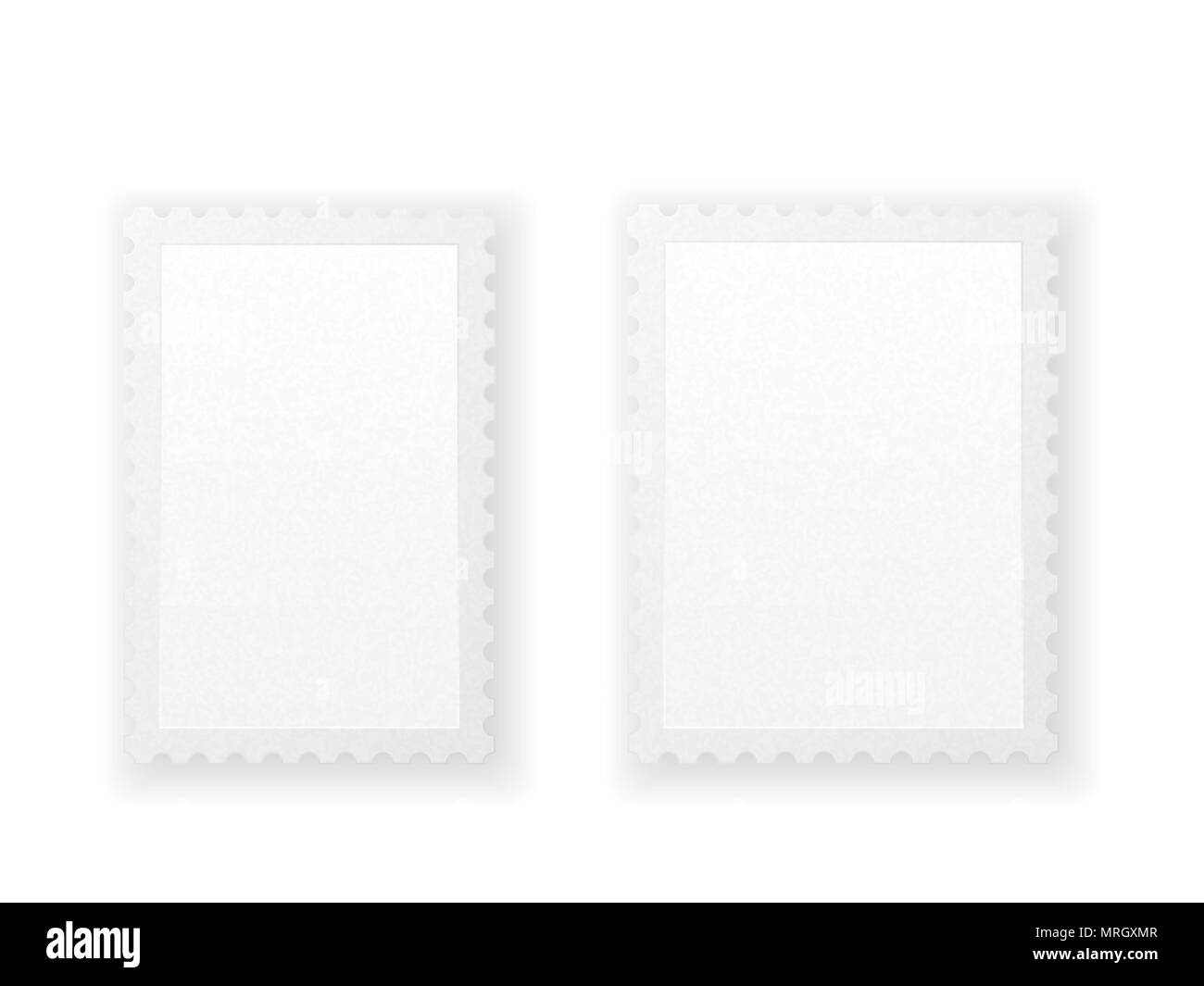 Postage stamp on a white background. Vector illustration Stock Photo ...