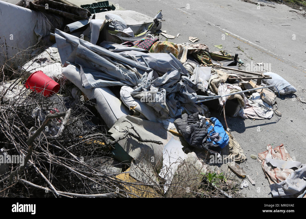 Rags poverty camp hi-res stock photography and images - Alamy