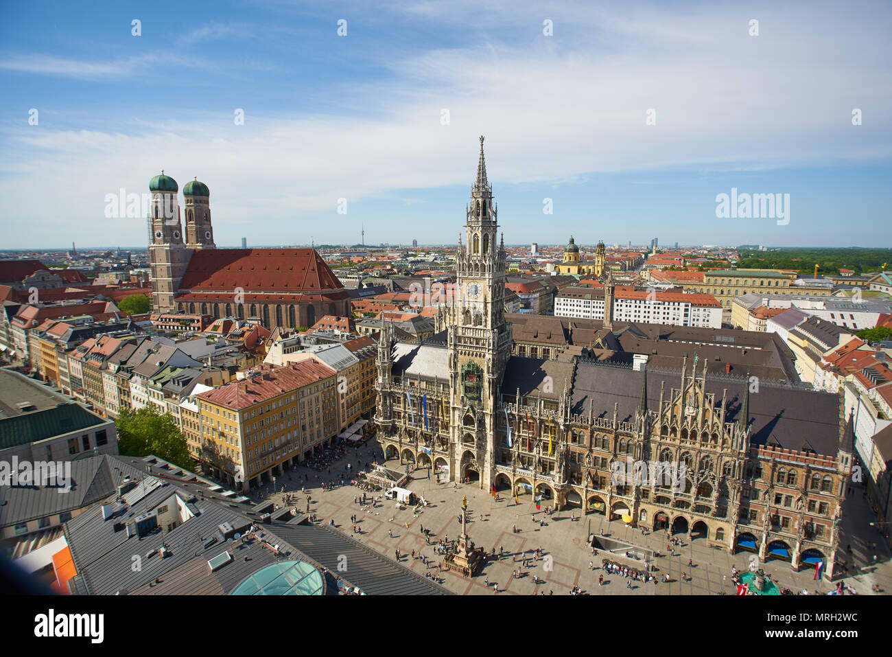 Panorama munich city centre hi-res stock photography and images - Alamy
